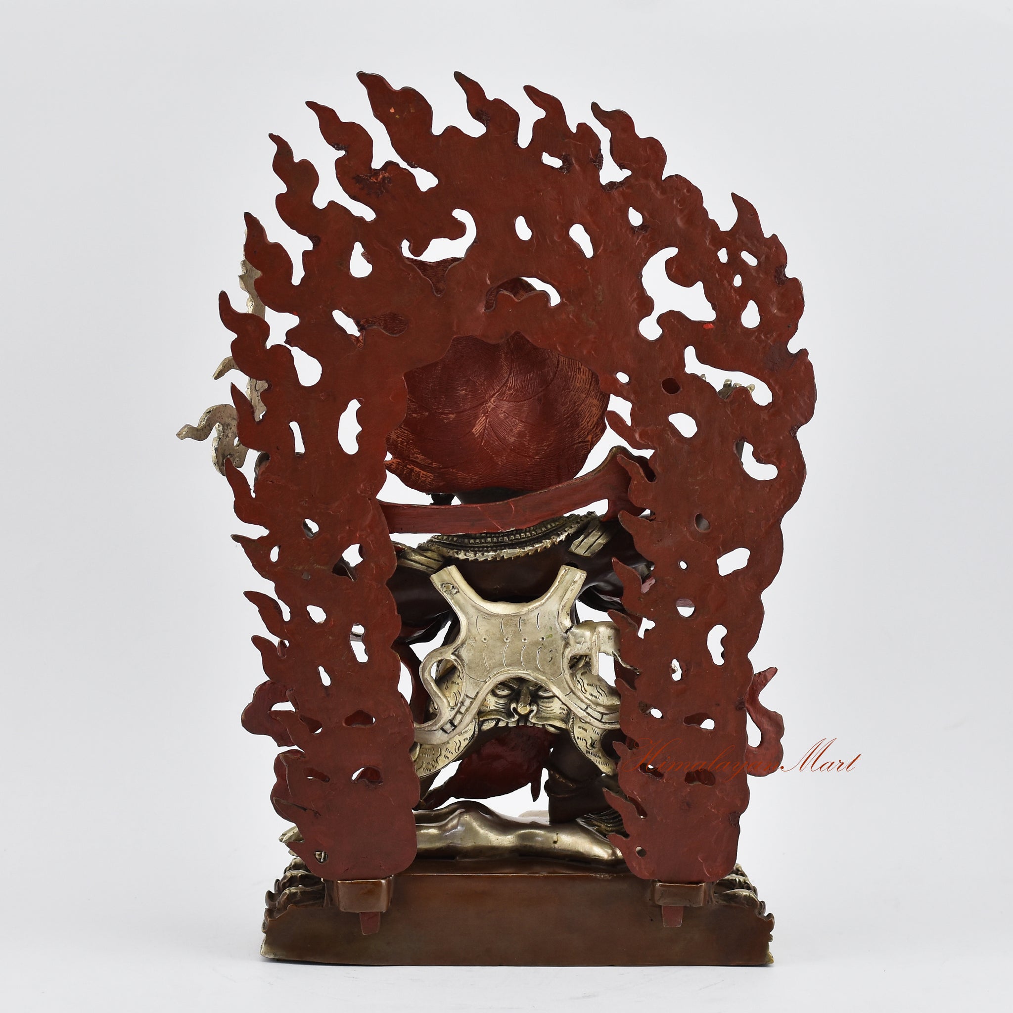 Four Armed Mahakala Statue Majestic Vajra Black Protector Four Arms ...