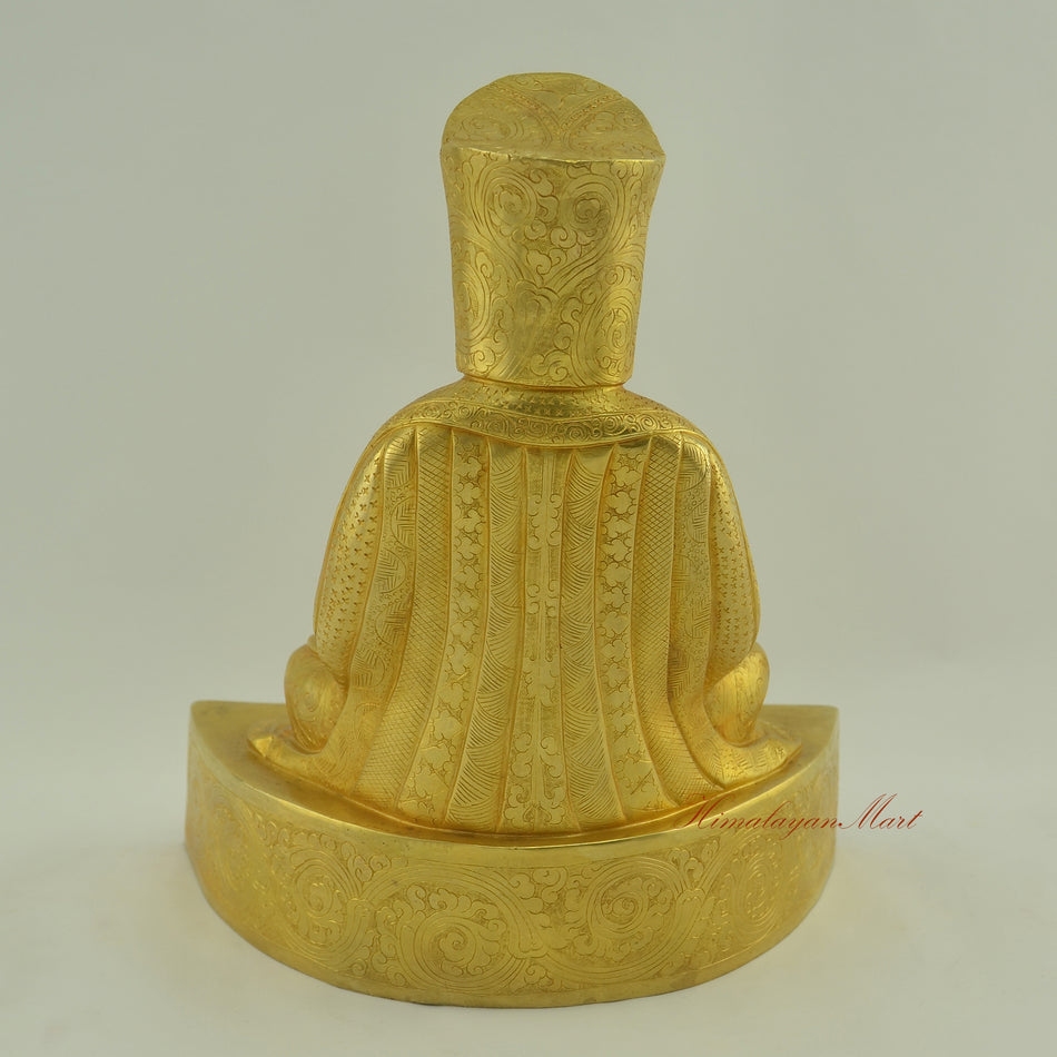 Guru Gampopa Statue | Tibetan Master Gampopa – The Man from Gampo ...
