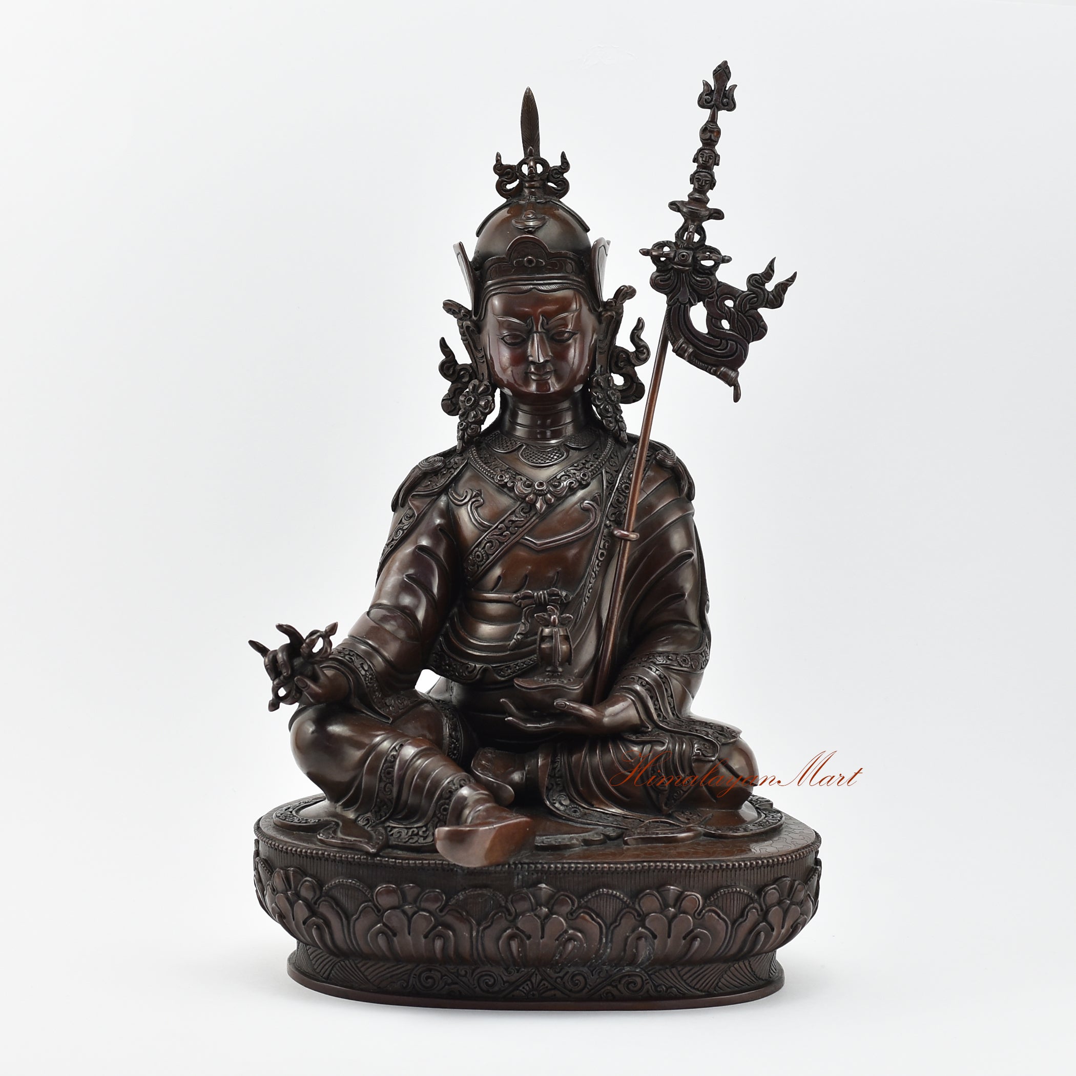 Guru Rinpoche Oxidized Statue | Guru Padmasambhava – Precious Master ...