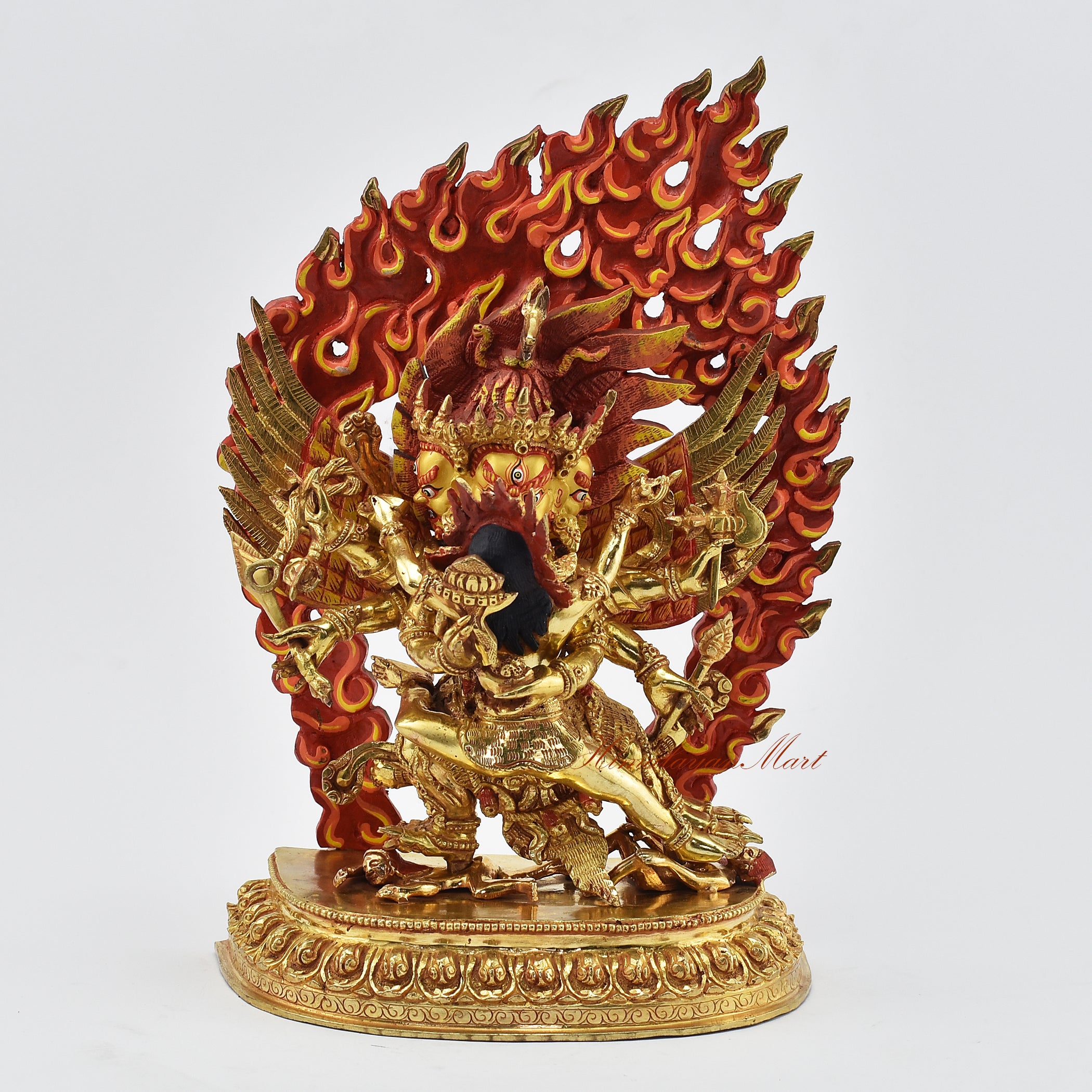 Hand-Carved Hayagriva Statue | A Fine Piece of Sacred Buddhist Art ...