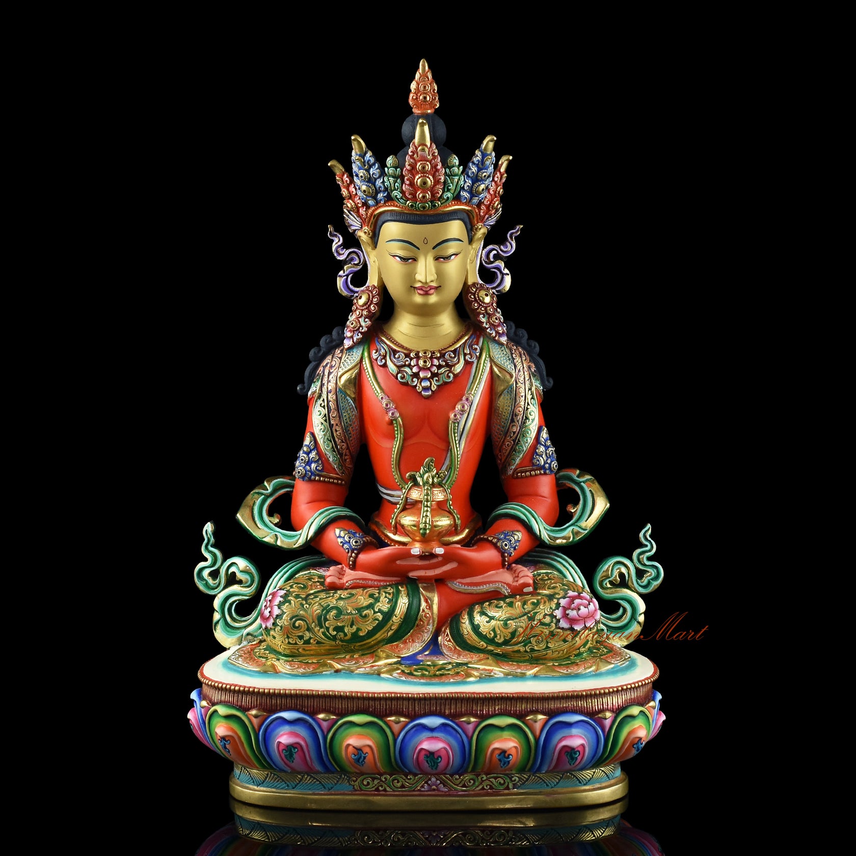 Hand Painted Aparmita Statue – HIMALALAYAN MART