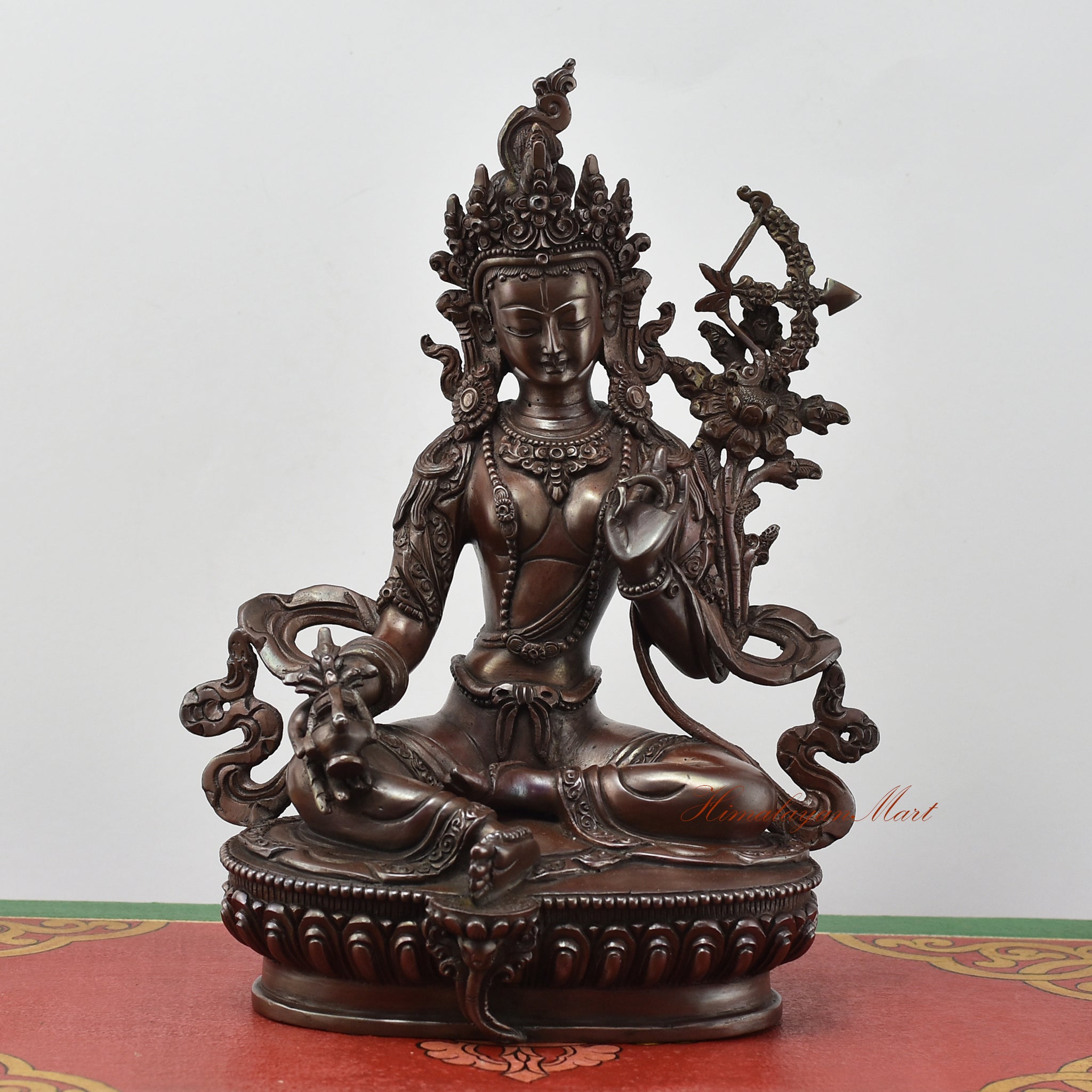 Red Tara Oxidized Statue | The Enchanting One – HIMALALAYAN MART