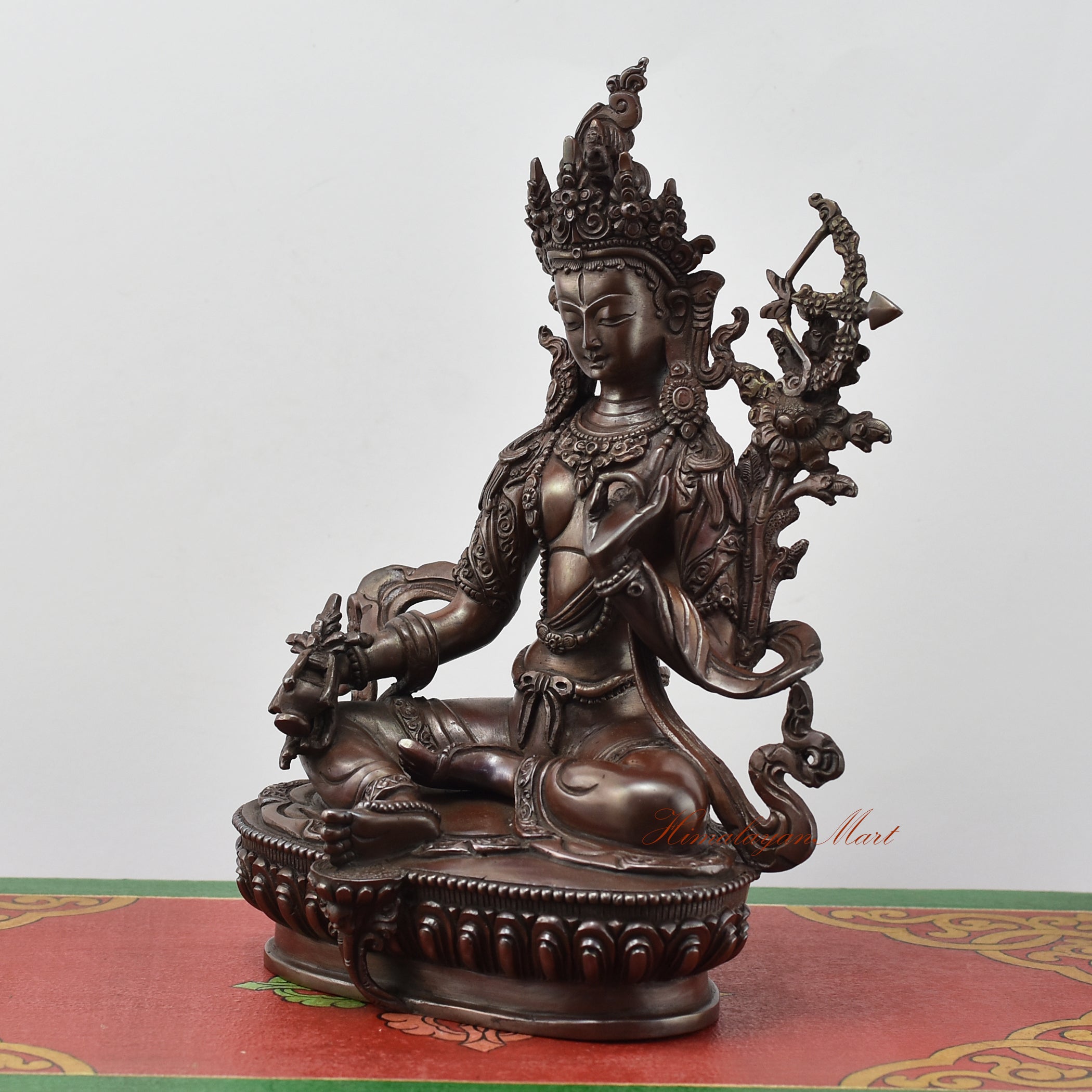 Red Tara Oxidized Statue | The Enchanting One – HIMALALAYAN MART