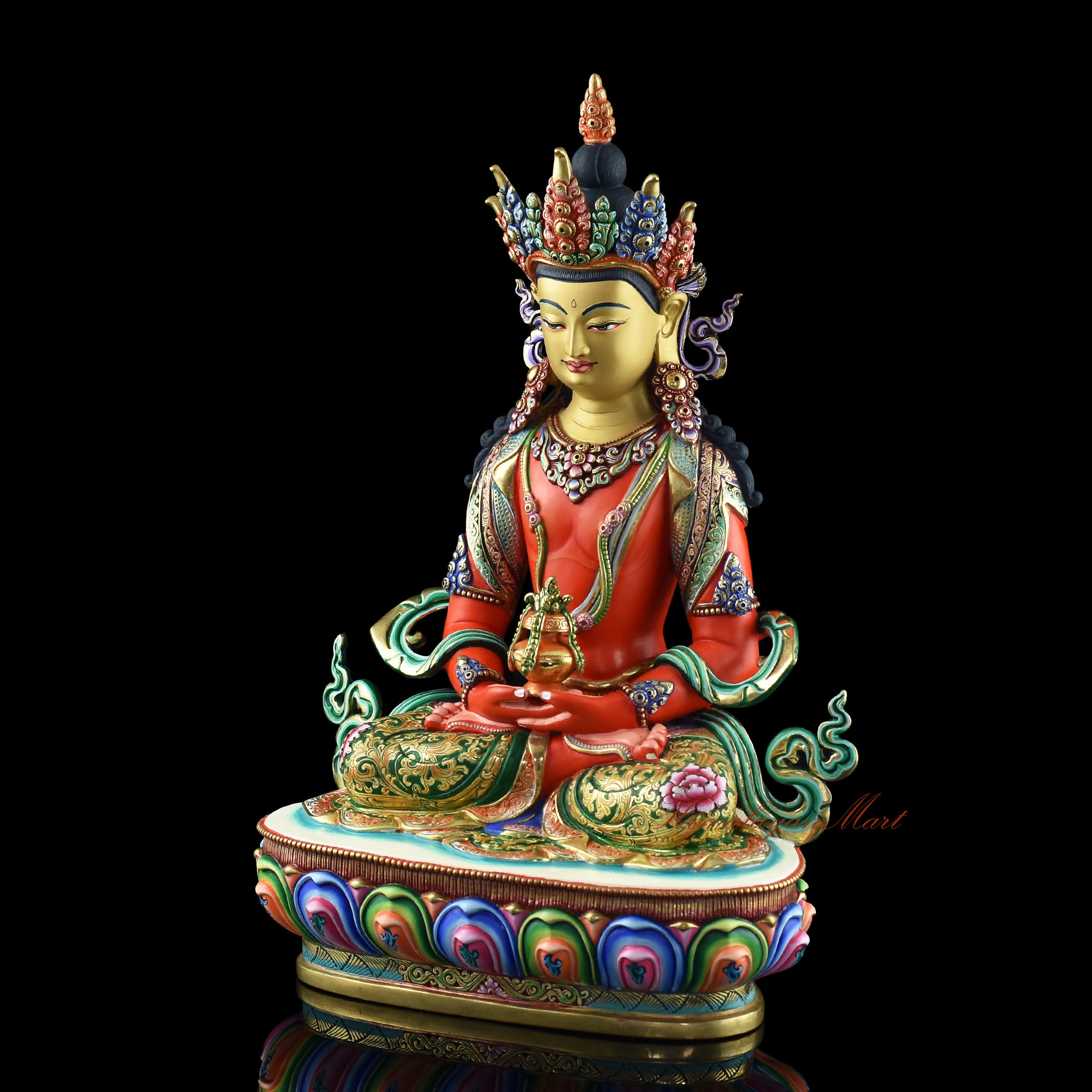 Hand Painted Aparmita Statue – HIMALALAYAN MART