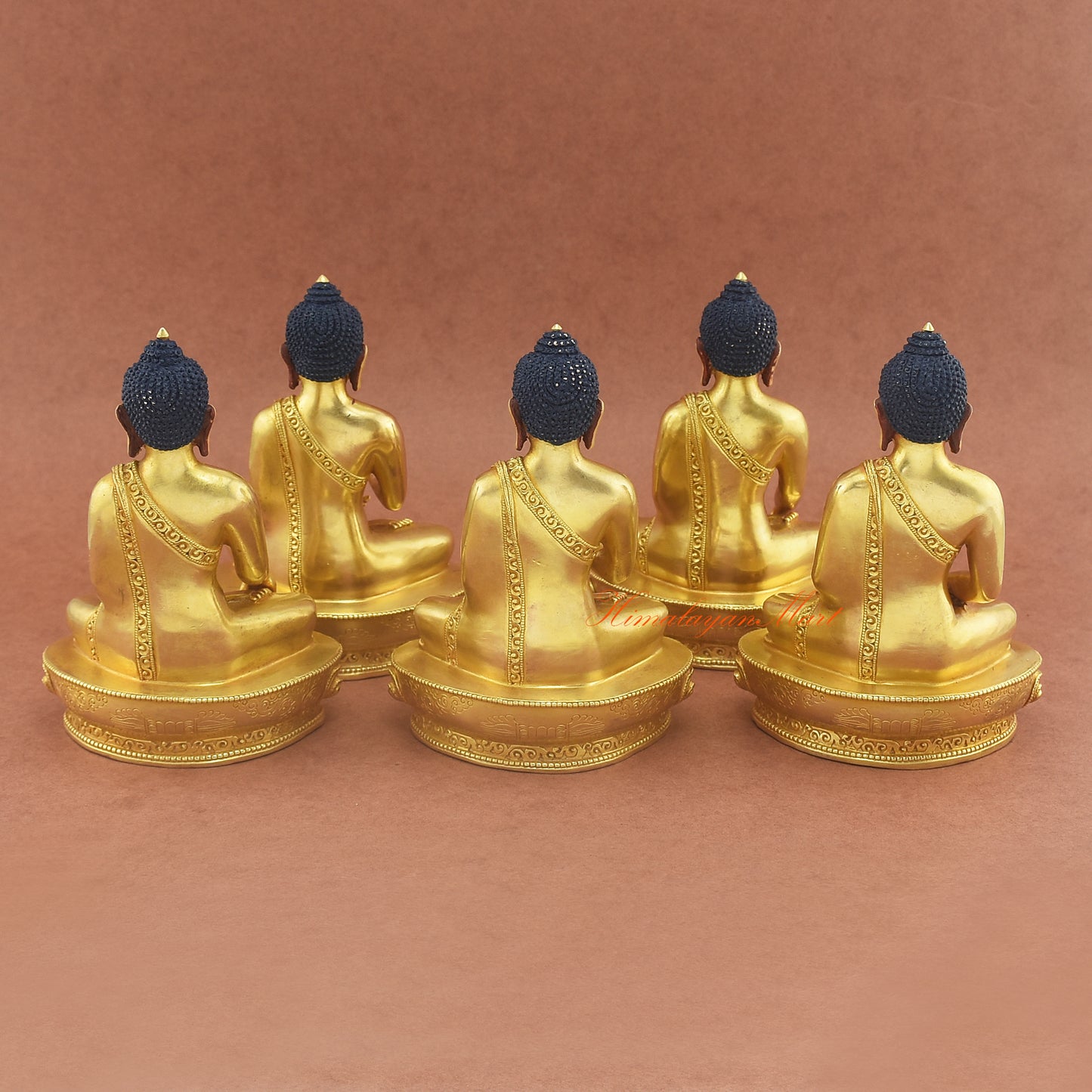 Pancha or Five Buddha Statues Set – HIMALALAYAN MART