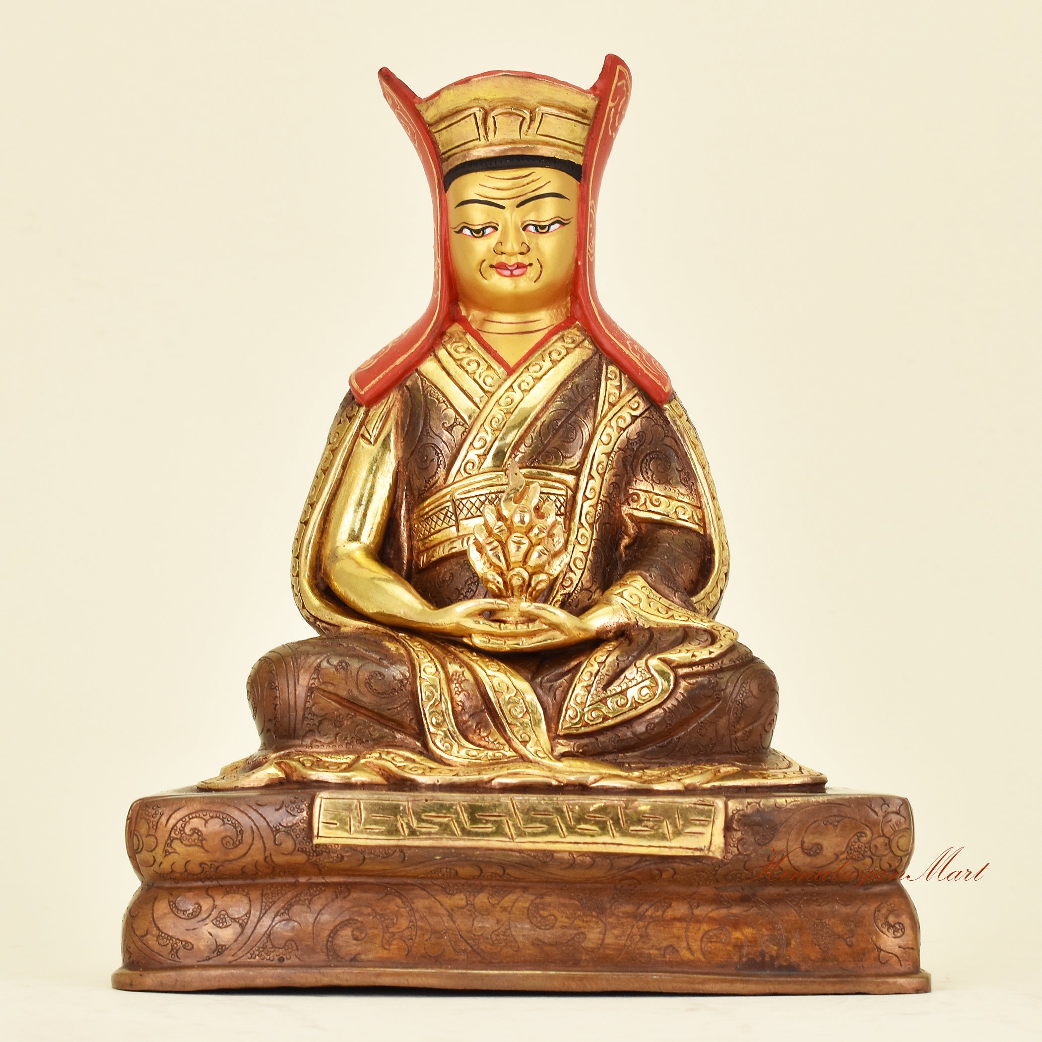 Tibetan Guru Gampopa Statue | Kagyu Lineage Buddhist Teacher ...