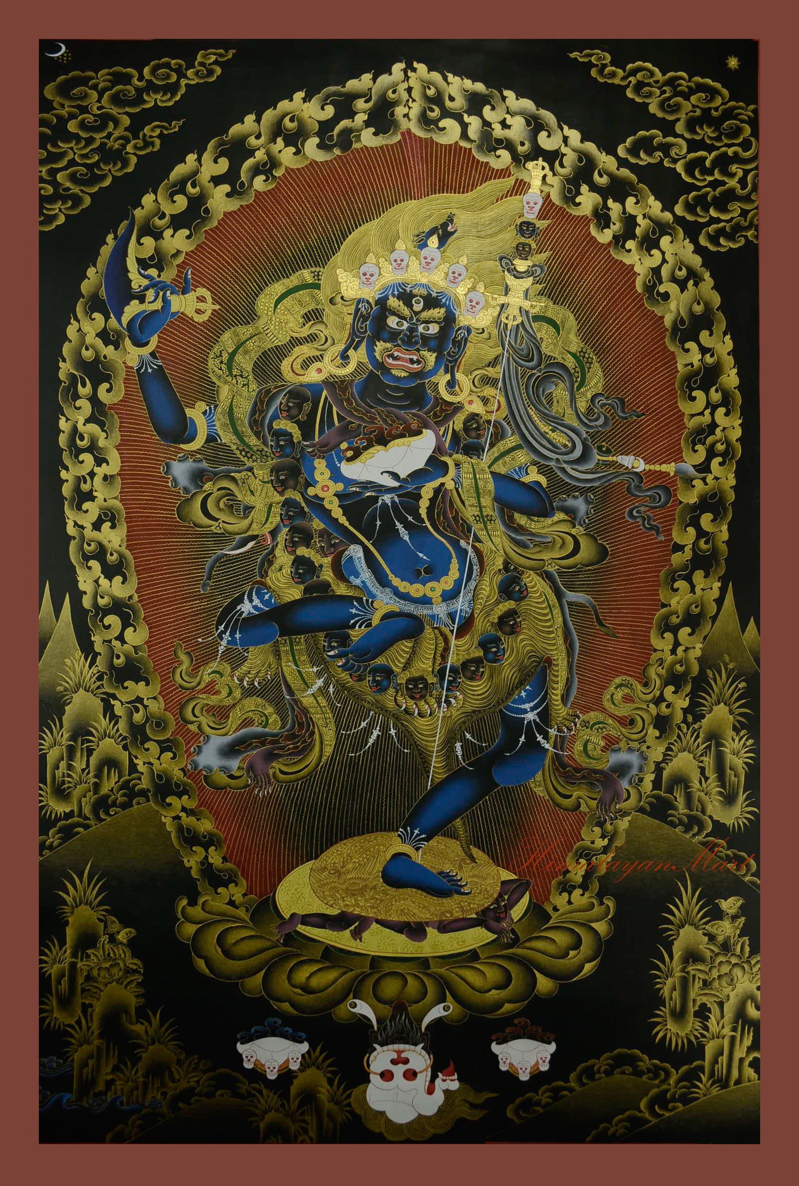 Troma Nagmo Thangka | Krodha Kali Dakini Tibetan Buddhist Art ...